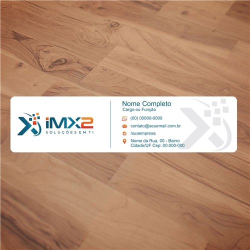 IMX2 Soluções em TI | Criação de Logo e Papelaria (6 itens) Para Co...
