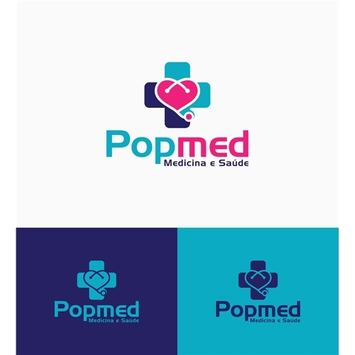 Popmed Medicina e Saúde Ltda | Criação de Logo Para Saúde & Nutrição