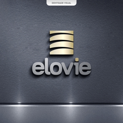 EloVie | Criação de Logo e Papelaria (6 itens) Para Saúde & Nutrição