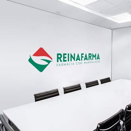 REINAFARMA | Criação de Logo Para Saúde & Nutrição