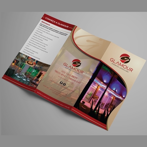 Glamour Eventos Sorocaba | Criação de Folder Para Planejamento de E...