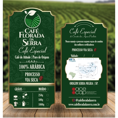 Layout de Rótulo para Café Florada da .. | Mheloart.. 5337772