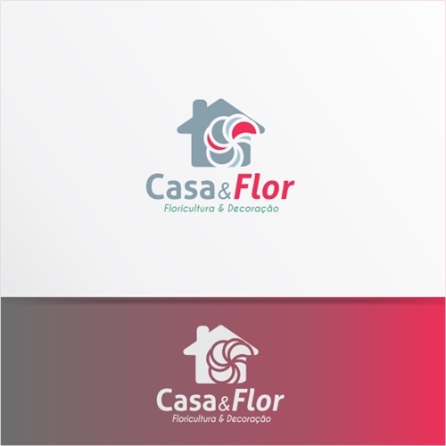 Casa & Flor | Criação de Logo Para Outros