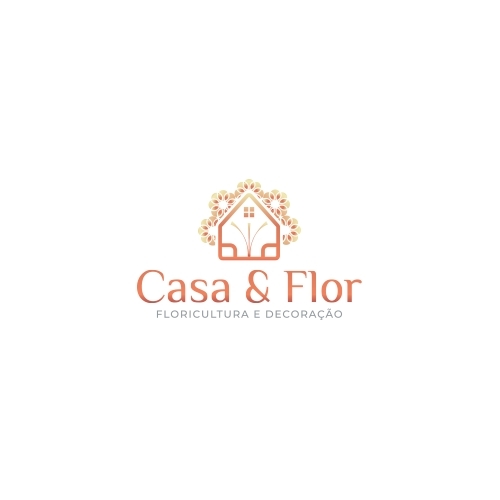 Casa & Flor | Criação de Logo Para Outros
