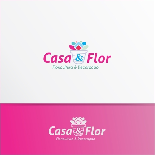 Casa & Flor | Criação de Logo Para Outros