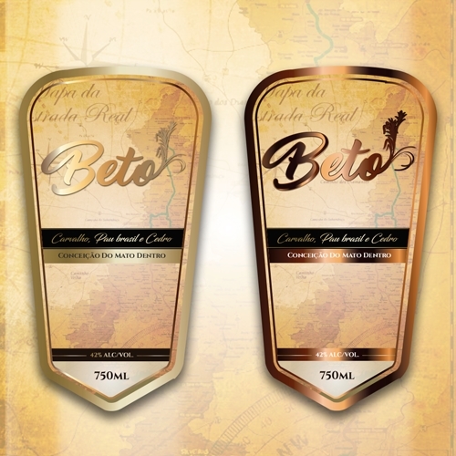 Beto Cachaça | Criação de Layout de Rótulo Para Alimentos & Bebidas
