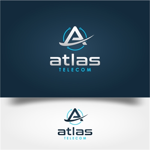 Atlas Telecom | Criação de Logo Para Computador & Internet