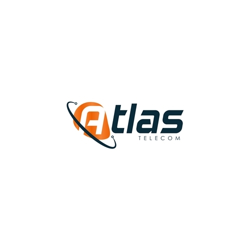 Atlas Telecom | Criação de Logo Para Computador & Internet