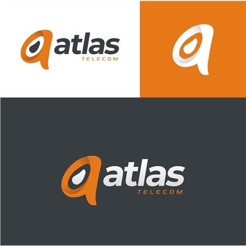 Atlas Telecom | Criação de Logo Para Computador & Internet