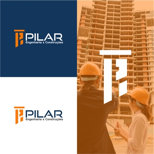 Pilar Engenharia e Construções | Criação de Logo e Papelaria (6 ite...