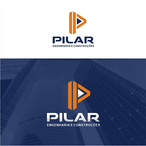 Pilar Engenharia e Construções | Criação de Logo e Papelaria (6 ite...