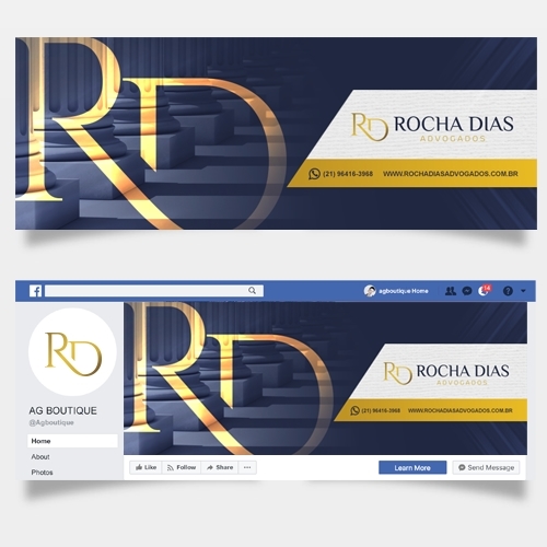 Rocha Dias Advogados | Criação de Capa para Facebook Para Advocacia...