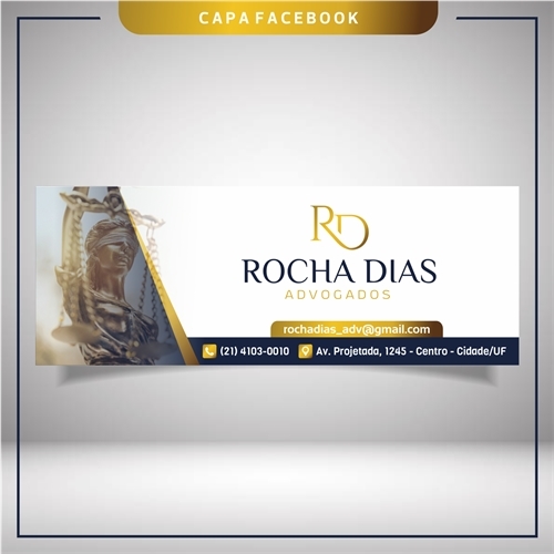 Rocha Dias Advogados | Criação de Capa para Facebook Para Advocacia...