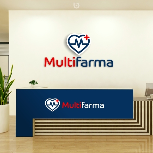 Multifarma | Criação de Logo Para Saúde & Nutrição
