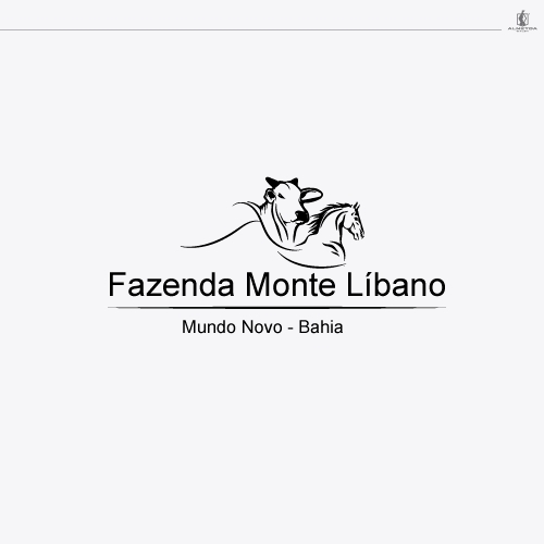Fazenda Monte Líbano | Criação de Logo Para Criação de gado de cort...