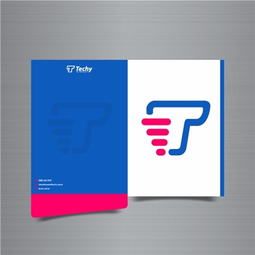 Techy Internet | Criação de Logo e Papelaria (6 itens) Para Tecnolo...
