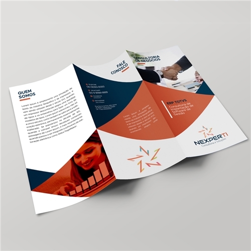 NEXPERTI | Criação de Folder Para Consultoria de Negócios