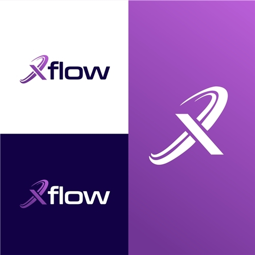 XFlow | Criação de Logo Para Tecnologia & Ciencias
