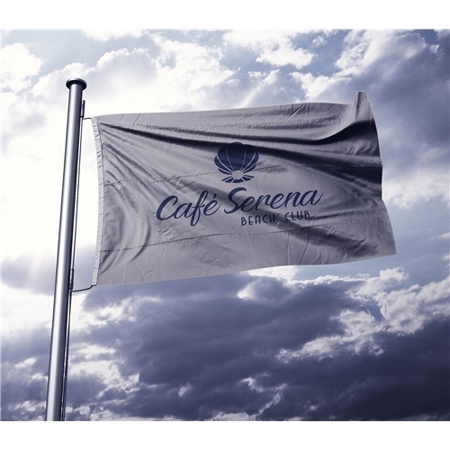 Cafe Serena Beach Club | Criação de Logo Para Viagens & Lazer