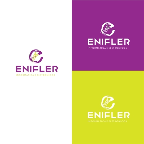ENIFLER | Criação de Logo Para Computador & Internet