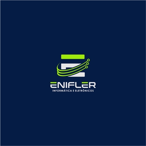 ENIFLER | Criação de Logo Para Computador & Internet
