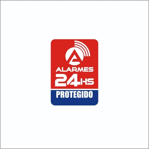 ALARMES 24 HORAS | Criação de Logo Para Segurança & Vigilância
