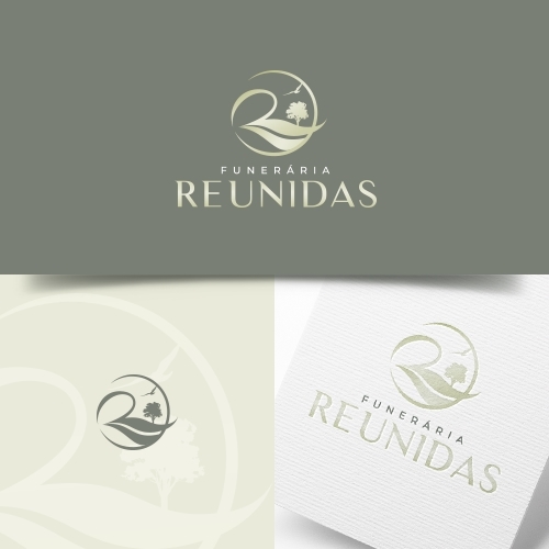 Funerária REUNIDAS LTDA | Criação de Logo Para Outros