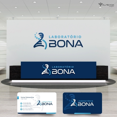 Laboratório Bona | Criação de Logo e Papelaria (6 itens) Para Outros