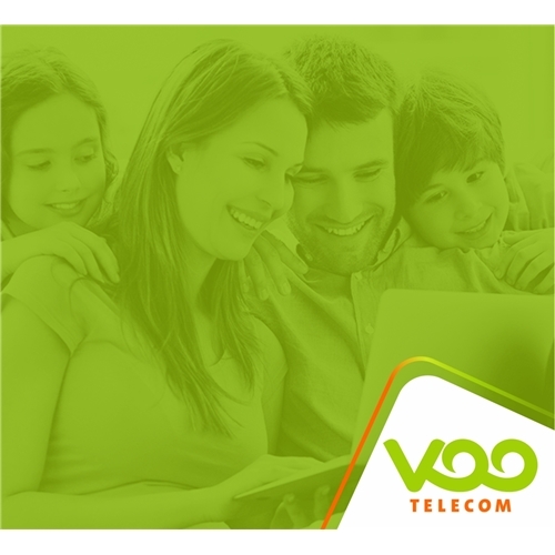 VOO TELECOM | Criação de Logo Para Computador & Internet