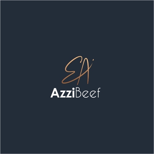 Azzi Beef | Criação de Logo Para Alimentos & Bebidas