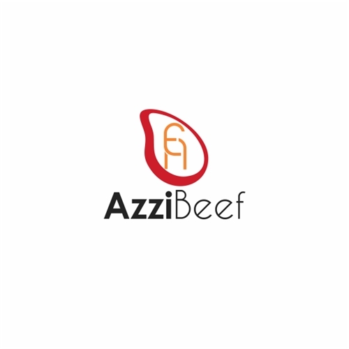 Azzi Beef | Criação de Logo Para Alimentos & Bebidas
