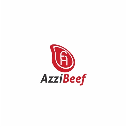 Azzi Beef | Criação de Logo Para Alimentos & Bebidas