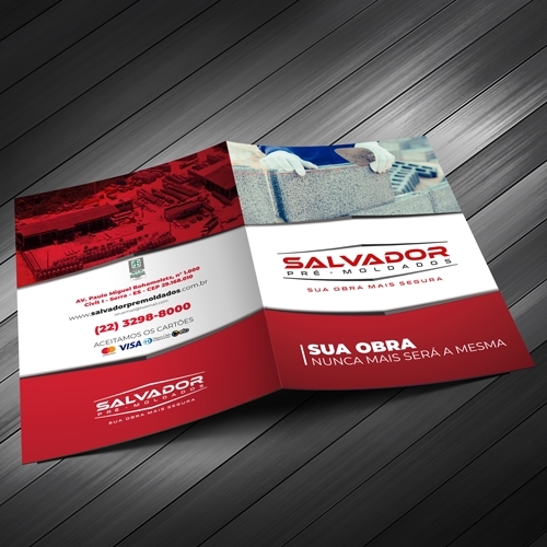 SALVADOR PREMOLDADOS | Criação de Folder Para Construção & Engenharia