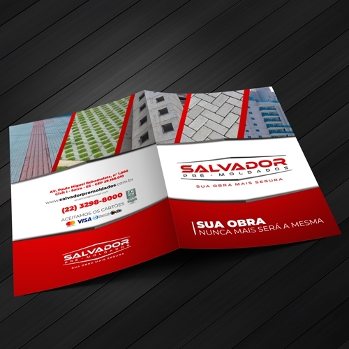 SALVADOR PREMOLDADOS | Criação de Folder Para Construção & Engenharia