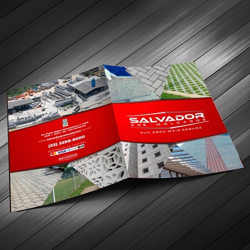 SALVADOR PREMOLDADOS | Criação de Folder Para Construção & Engenharia