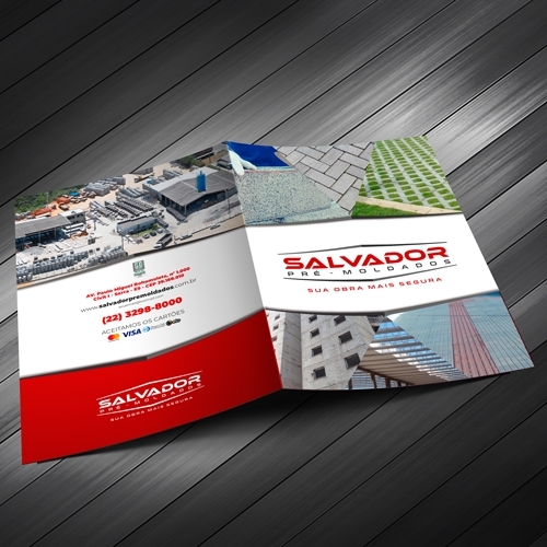 SALVADOR PREMOLDADOS | Criação de Folder Para Construção & Engenharia