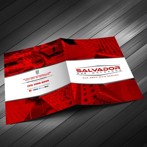 SALVADOR PREMOLDADOS | Criação de Folder Para Construção & Engenharia
