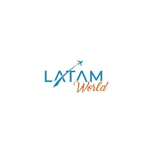 Latam World | Criação de Logo e Cartao de Visita Para Viagens & Lazer
