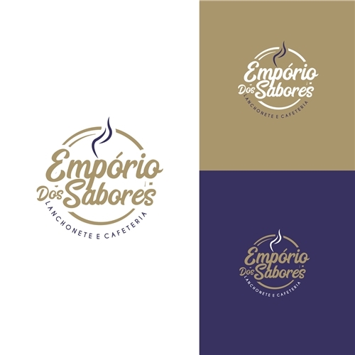 Empório dos Sabores Lanchonete & Cafeteria | Criação de Logo e Pape...