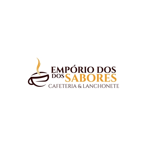 Empório dos Sabores Lanchonete & Cafeteria | Criação de Logo e Pape...