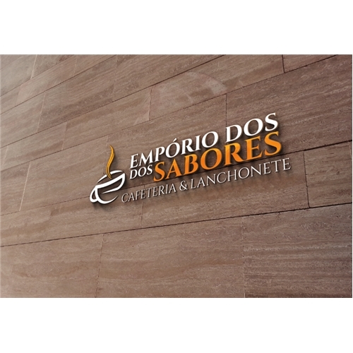 Empório dos Sabores Lanchonete & Cafeteria | Criação de Logo e Pape...