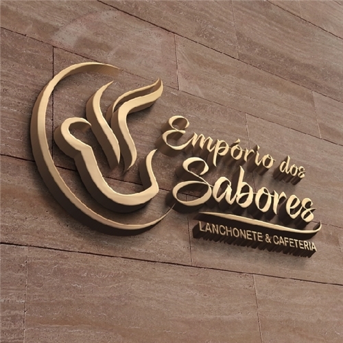 Empório dos Sabores Lanchonete & Cafeteria | Criação de Logo e Pape...