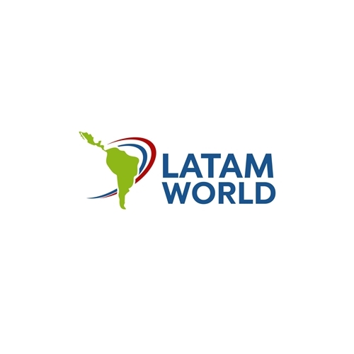 Latam World | Criação de Logo e Cartao de Visita Para Viagens & Lazer