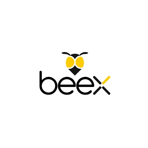 beex | Bee = Abelha | X = Multiplicação | Criação de Logo Para Mar...