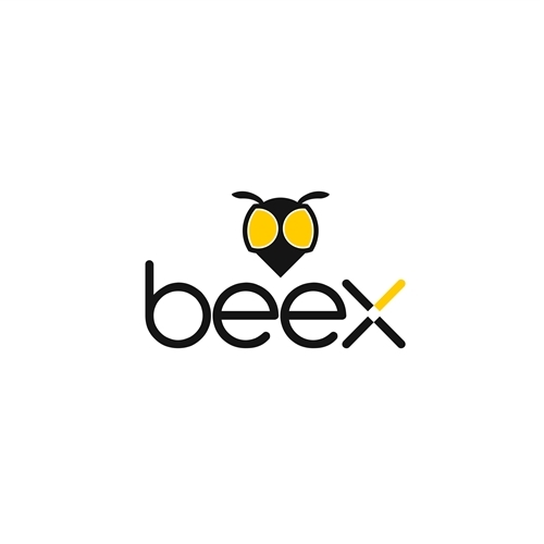 beex | Bee = Abelha | X = Multiplicação | Criação de Logo Para Mar...