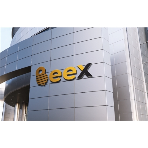 beex | Bee = Abelha | X = Multiplicação | Criação de Logo Para Mar...