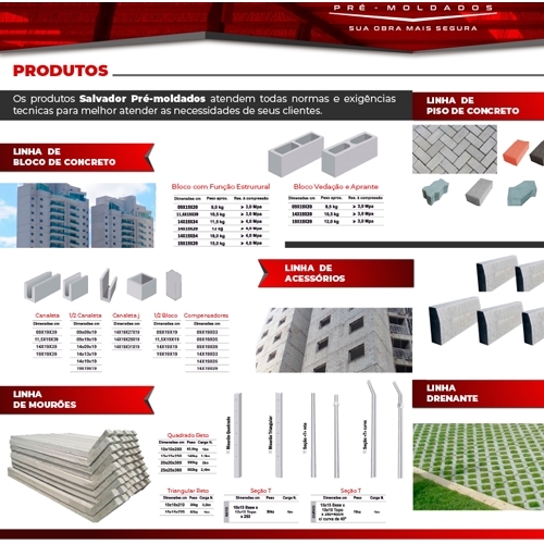 SALVADOR PREMOLDADOS | Criação de Folder Para Construção & Engenharia