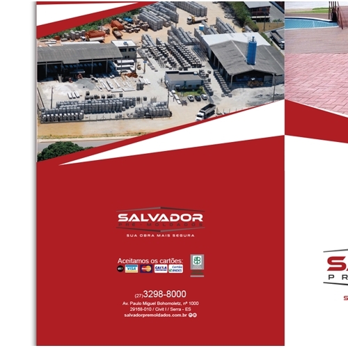 SALVADOR PREMOLDADOS | Criação de Folder Para Construção & Engenharia
