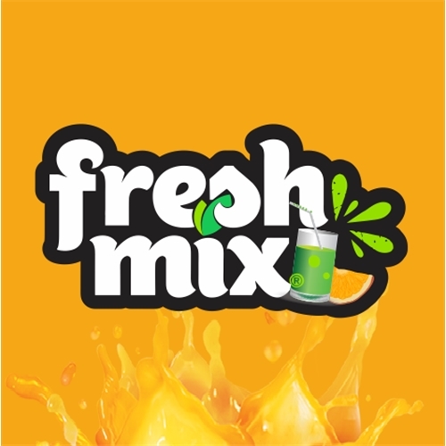 FRESH MIX | Criação de Logo Para Alimentos & Bebidas