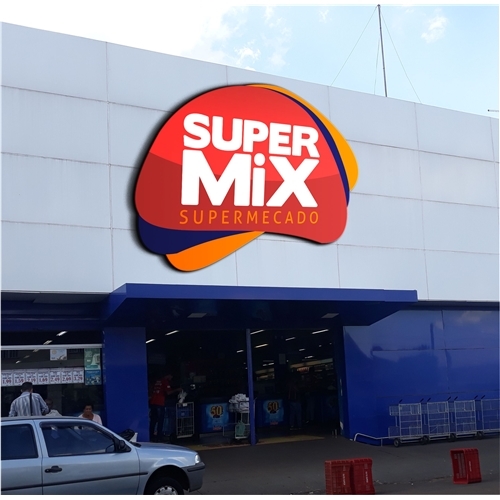 Super Mix Supermercado | Criação de Logo Para Alimentos & Bebidas